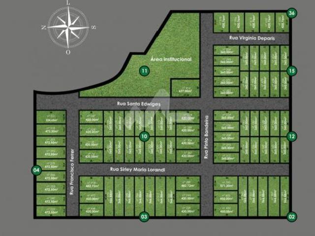 Terreno à venda,360.00 m, Jardim Pancera, TOLEDO PR