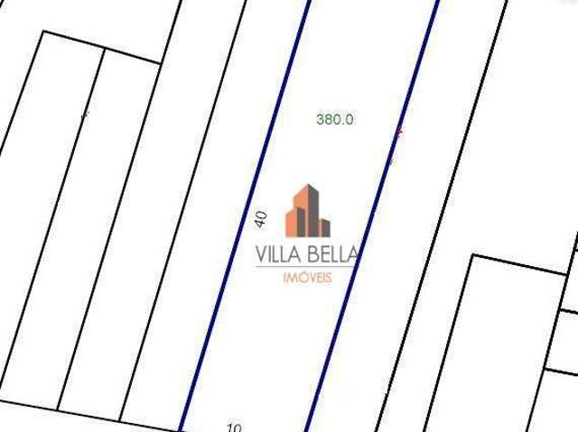 Terreno à venda, 380 m² por R$ 1.279.000,00 Vila Alzira Santo André/SP