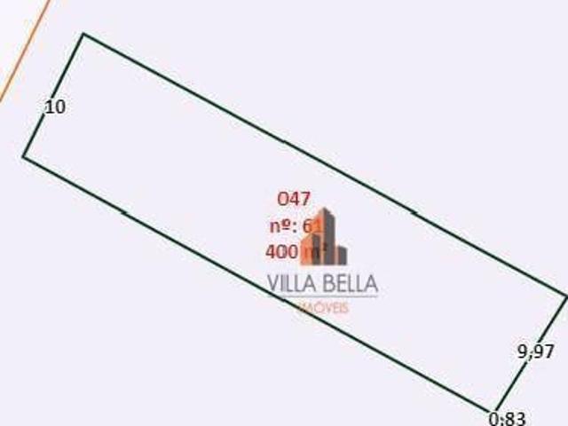 Terreno à venda, 400 m² por R$ 1.600.000,00 Vila Santa Teresa Santo André/SP