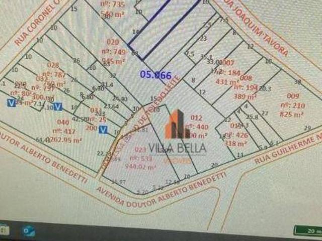 Terreno à venda, 400 m² por R$ 1.799.000,00 Vila Santa Teresa Santo André/SP