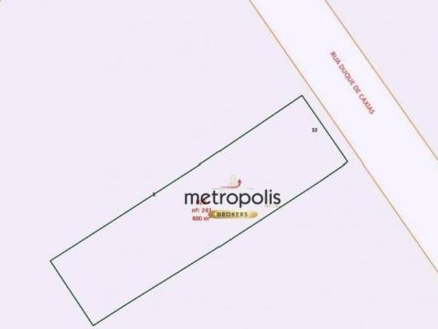 Terreno à venda, 400 m² por R$ 1.951.000,00 Jardim Bela Vista Santo André/SP