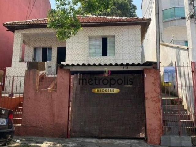 Terreno à venda, 400 m² por R$ 851.000,00 Vila Humaitá Santo André/SP