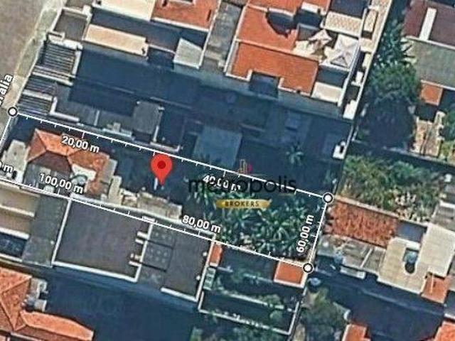Terreno à venda, 452 m² por R$ 851.000,00 Vila Helena Santo André/SP