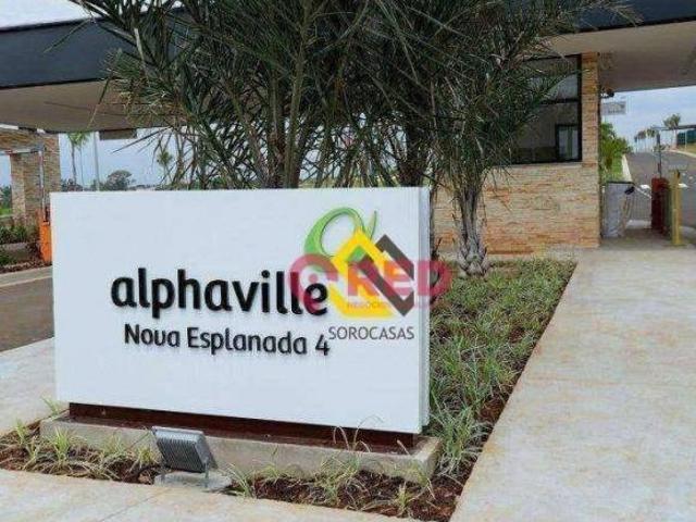 Terreno à venda, 478 m² por R$ 650.000,00 Alphaville Nova Esplanada Votorantim/SP