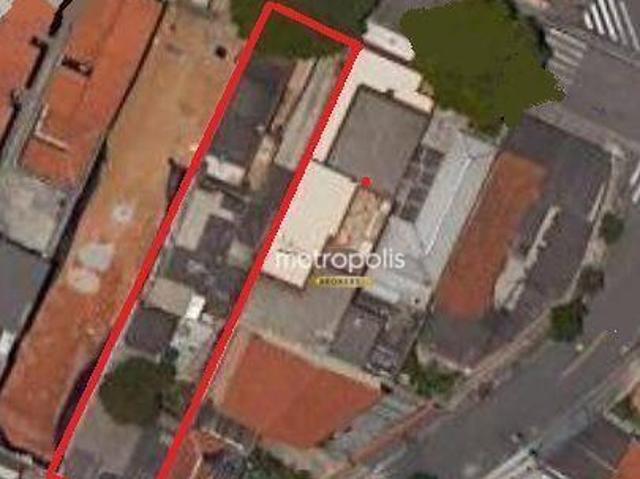 Terreno à venda, 500 m² por R$ 1.280.000,00 Vila Curuçá Santo André/SP