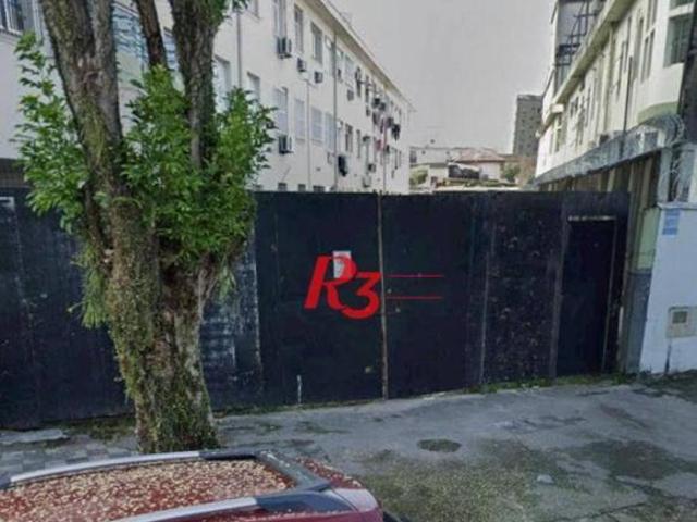 Terreno à venda, 539 m² por R$ 1.755.000,00 Macuco Santos/SP
