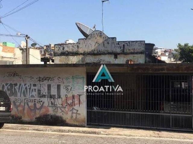 Terreno à venda, 532 m² Vila Lutécia Santo André/SP
