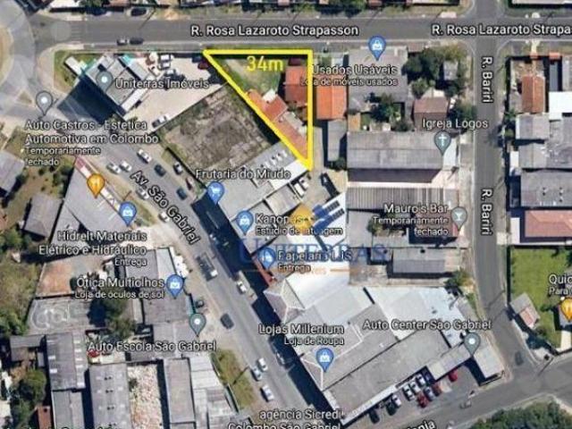 Terreno à venda, 597 m² por R$ 850.000,00 São Gabriel Colombo/PR