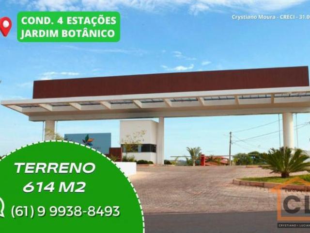 Terreno a venda, 614 m2, Condomínio Quatro Estações, Jardim Botânico, DF