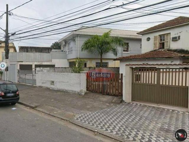 Terreno à venda, 692 m² por R$ 1.700.000,00 Macuco Santos/SP