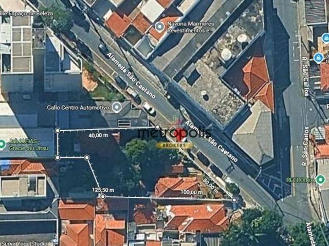 Terreno à venda, 700 m² por R$ 3.290.000,00 Santa Paula São Caetano do Sul/SP