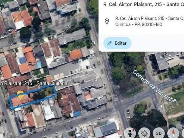 Terreno à venda, 702 m² por R$ 2.000.000,00 Santa Quitéria Curitiba/PR