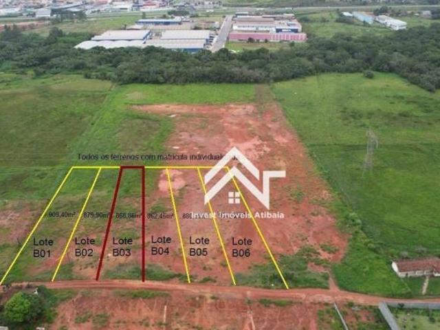 Terreno à venda, 868 m² por R$ 250.000,00 Jardim Colina do Sol Bom Jesus dos Perdões/SP