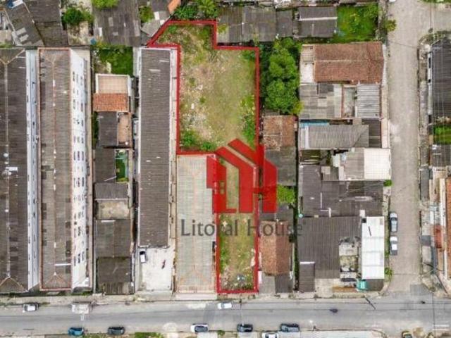 Terreno à venda, 862 m² por R$ 900.000,00 Parque São Vicente São Vicente/SP