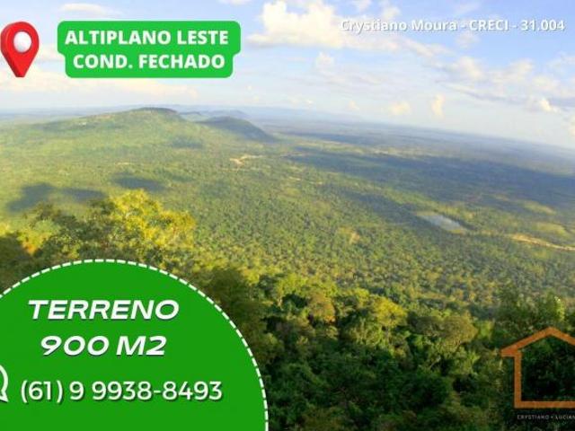 Terreno a venda, 900 m2, condomínio fechado, Altiplano Leste, Jardim Botânico, DF