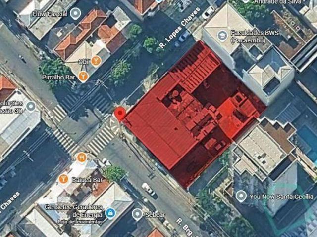 Terreno à venda, 959 m² por R$ 8.000.000 Barra Funda São Paulo/SP