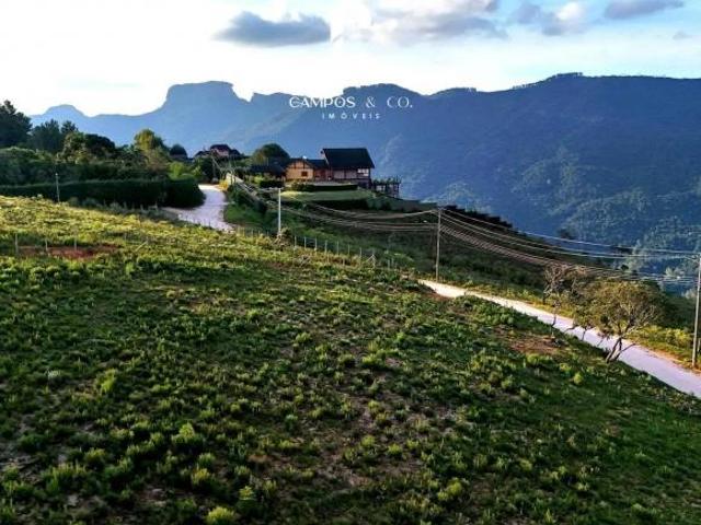 Terreno à venda com vista para a Pedra do Baú, Pôr do Sol, Campos do Jordão, SP