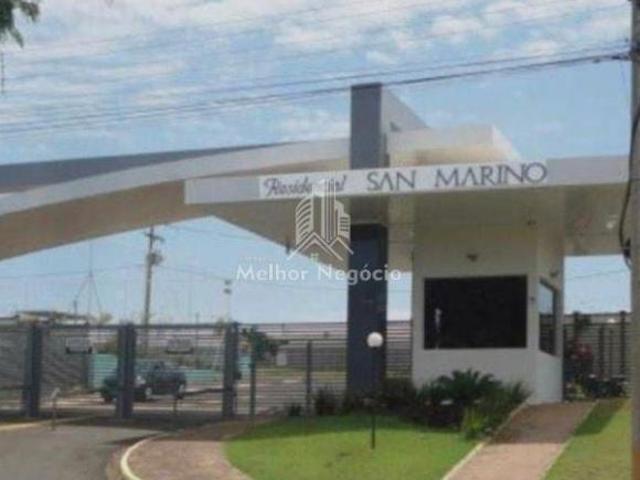 Terreno à Venda com 300M² em Rio das Pedras Sp Condomínio Residencial San Marino