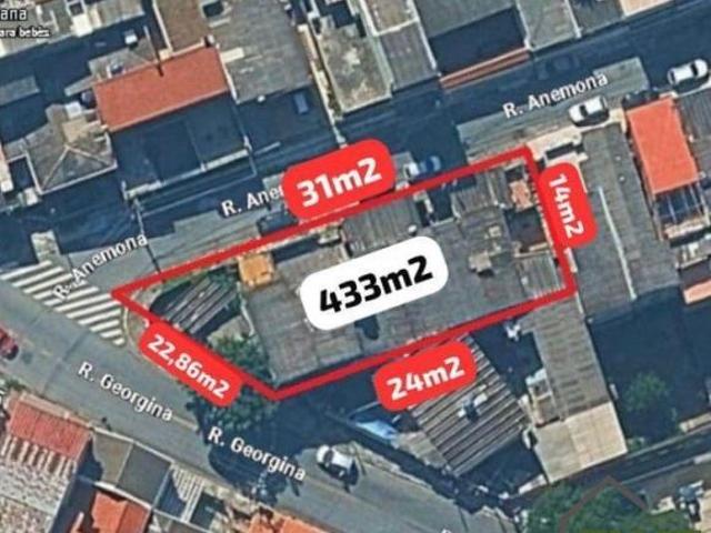 Terreno à Venda com 433m² no Jardim das Flores, Osasco | Excelente Localização