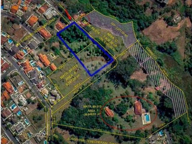 Terreno à venda com 52.644m² por R$ 31.586,400 Jd São Nicolau Atibaia/SP