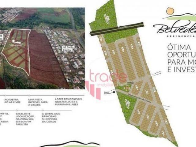Terreno à Venda de 200m² no Bairro Loteamento Belvedere em Ribeirão Preto com Entrega Prevista para