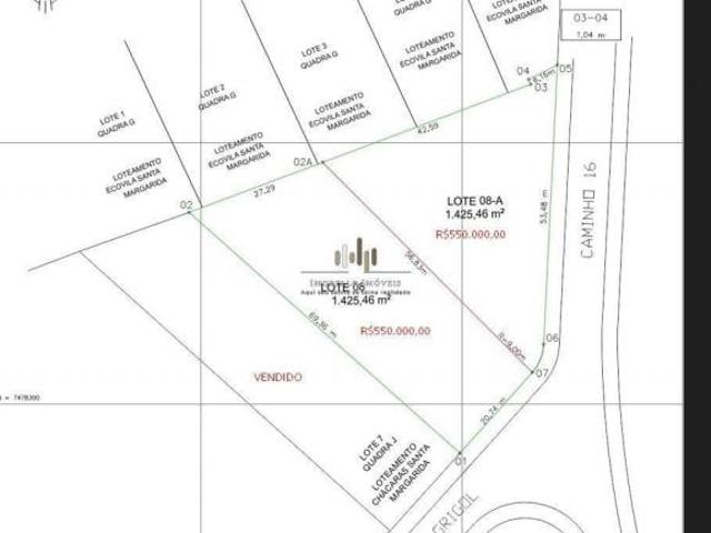 Terreno à venda em Campinas, Chácara Santa Margarida, com 1298 m²