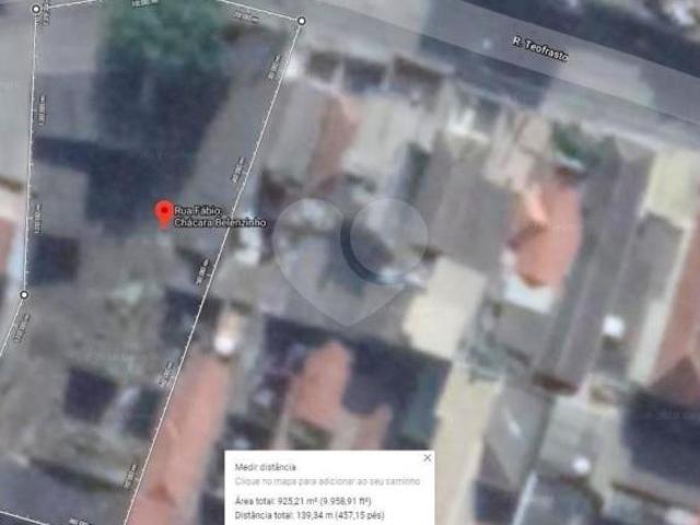 Terreno à venda em Chácara belenzinho SP
