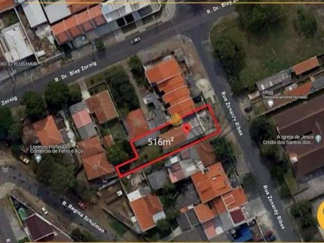 Terreno à venda em Curitiba PR, bairro Boqueirão, 516m² de área! Venha conferir!