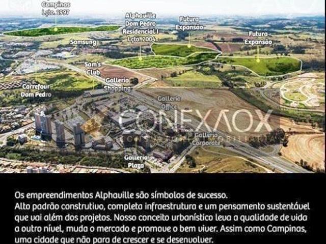 terreno à venda em Alphaville Dom Pedro 3
