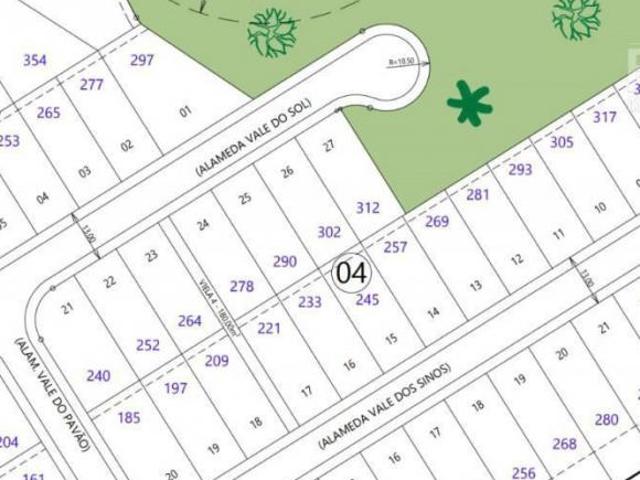TERRENO A VENDA EM ALPHAVILLE RESIDENCIAL VALVILLE 1