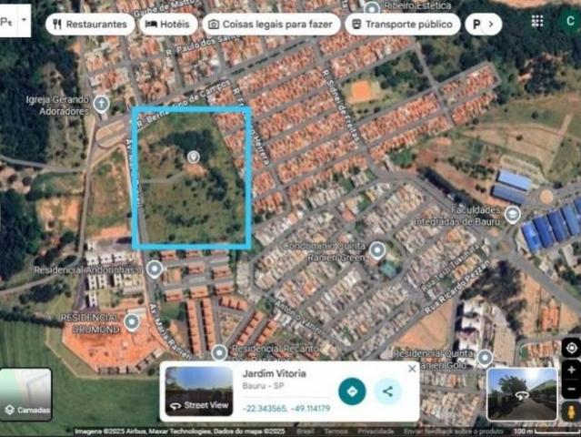 Terreno a venda em Bauru/SP Av Maria Renieri