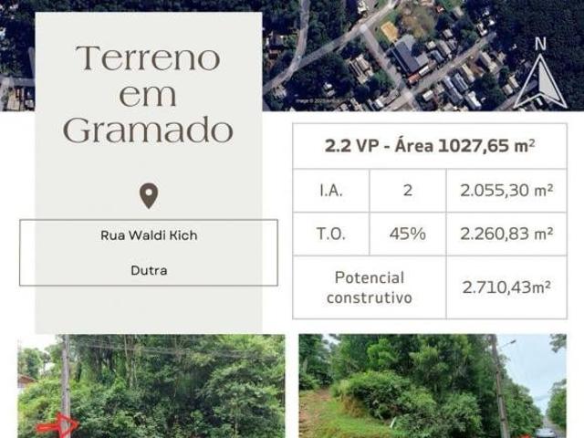 Terreno à venda em Gramado, Moura, 1027.65m²