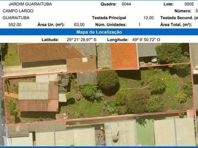Terreno à venda em Guaraituba
