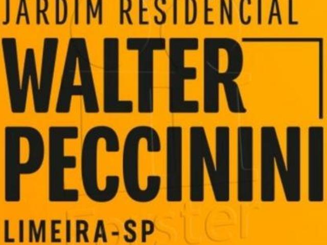 Terreno à venda em Limeira SP, bairro Walter Peccinini, 222 m² de área! Aproveite essa oportunidade