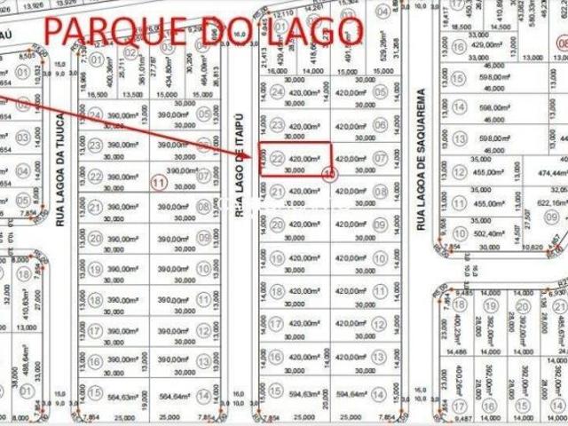 Terreno à venda em Parque do Lago