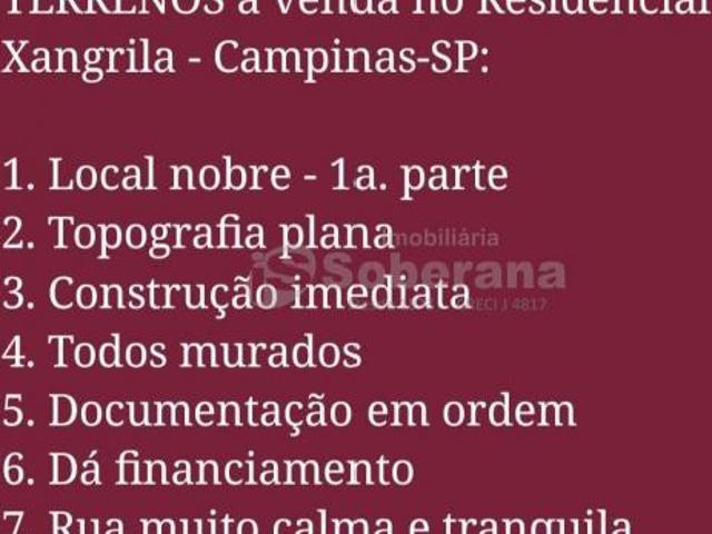 terreno à venda em Parque Xangrilá