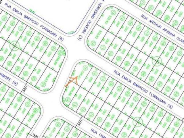 Terreno à Venda em Vista Alegre, Santa Bárbara d&apos Oeste R$290mil