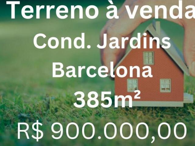 Terreno à venda no Condomínio Jardins Barcelona Uberlândia/MG