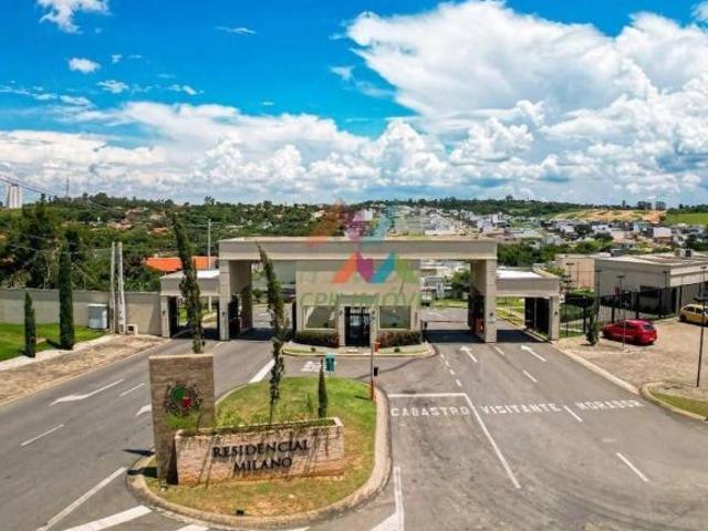 Terreno à venda no Condomínio Milano – Indaiatuba, SP| TE0100