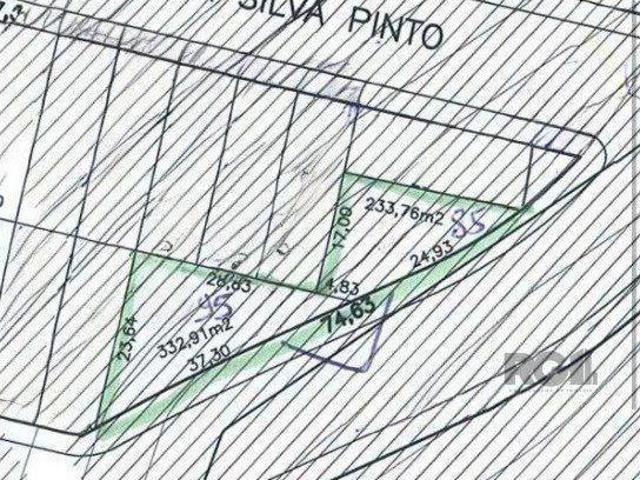 Terreno à venda no bairro Guarujá, com área total de 332,91m²