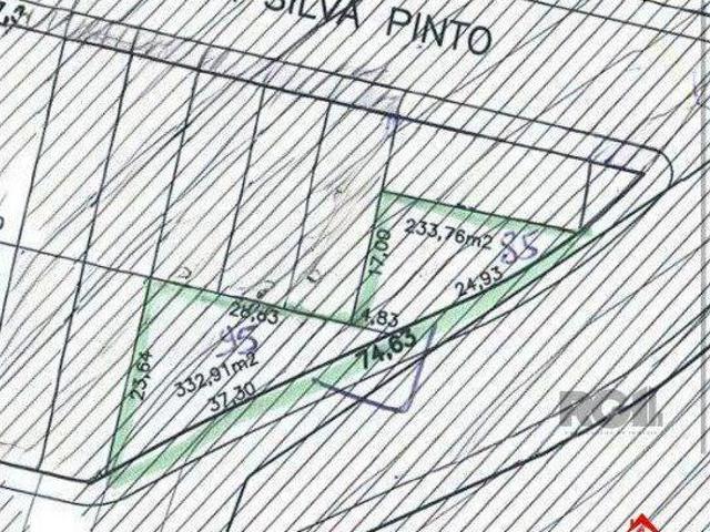 Terreno à venda no bairro Guarujá, com área total de 332,91m²