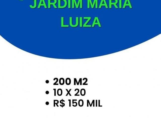 Terreno à venda no bairro Jardim Maria Luiza