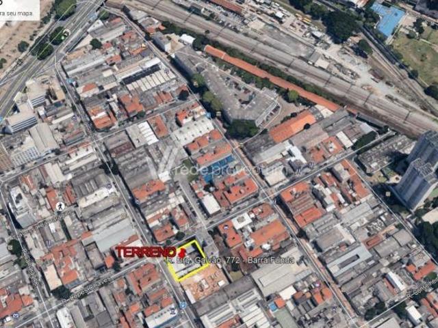 Terreno à Venda no Barra Funda em São Paulo/SP
