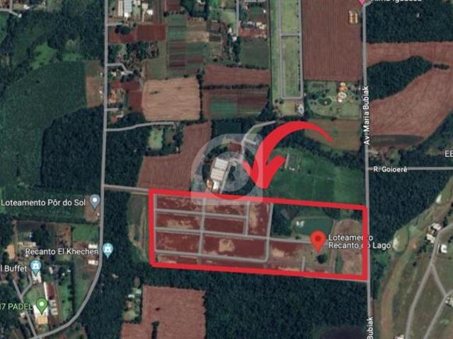Terreno à venda no Loteamento Recanto do Lago em Foz do Iguaçu