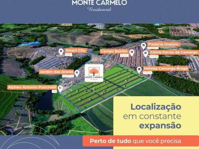 TERRENO À VENDA NO RESIDENCIAL MONTE CARMELO EM INDAIATUBA/SP