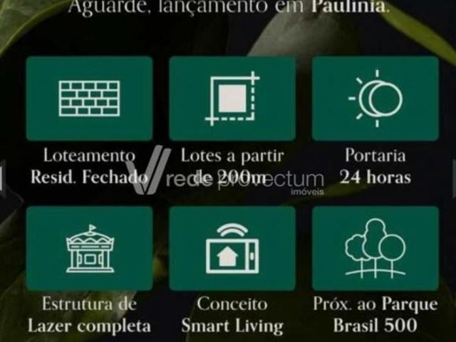 Terreno à venda no Villagio Paulínia, em Paulínia/SP