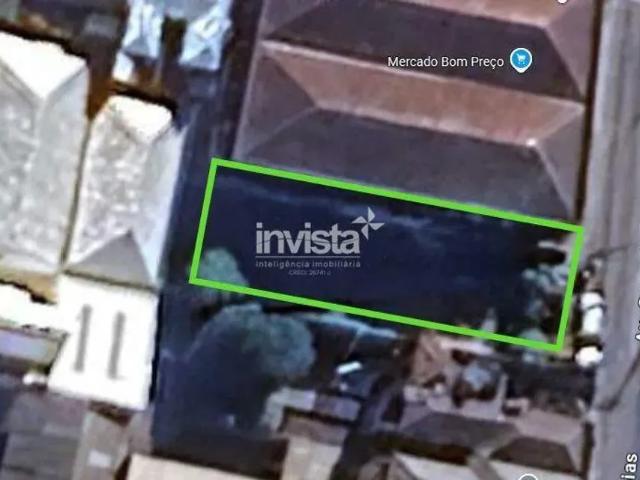 Terreno amplo com 396 m² no Paquetá em Santos!