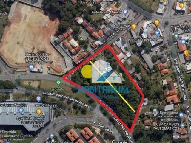 Terreno amplo para MCMV no Santa Cândida em Curitiba PR