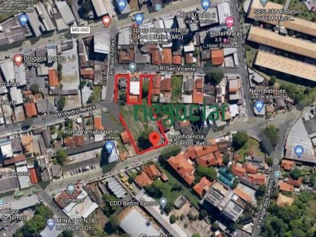 Terreno / Área no bairro Centro Betim