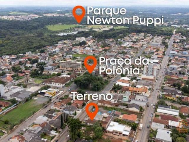 Terreno bem localizado no centro de Campo Largo